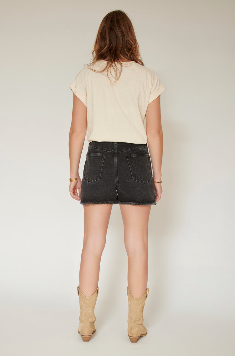 MKT studio the playa black denim short – Isshoe